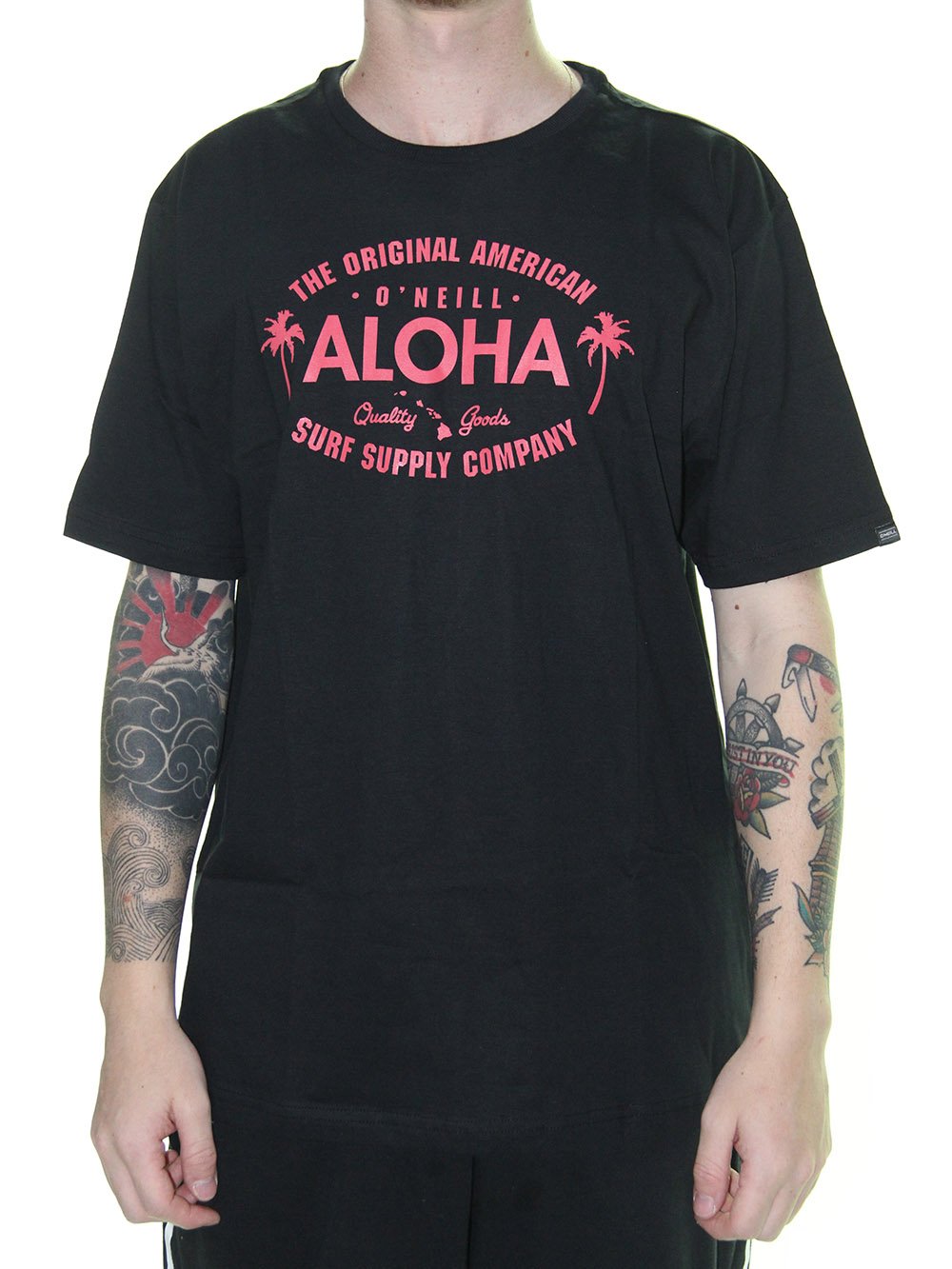Camiseta Masculina Oneill Back Home Manga Curta - Preto - Home ...