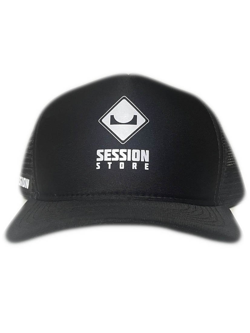 Boné Aba Curva Session Classic Logo 2024 - Preto - Home | Session Store