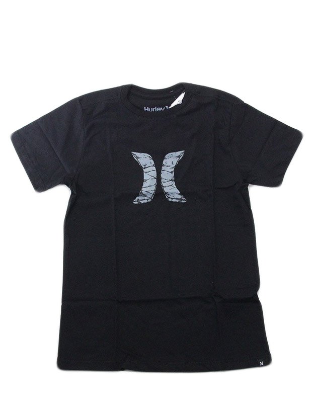 Camiseta Infantil Hurley Hard Manga Curta Estampada - Preto - Home | Session Store