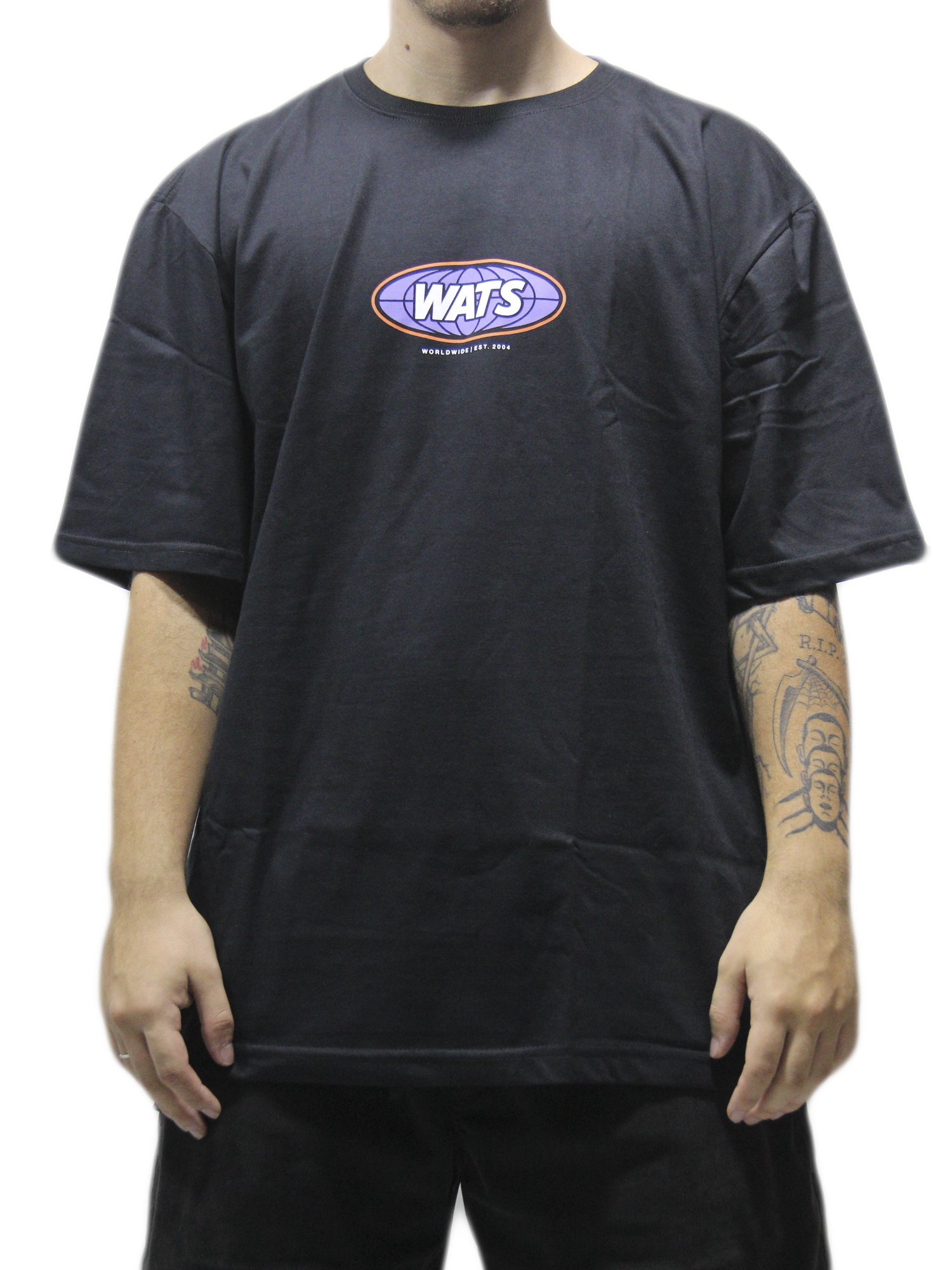 Camiseta Masculina Wats Great - Preto - Home | Session Store