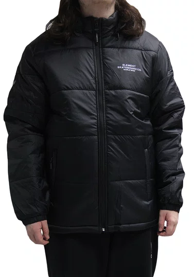Jaqueta Masculina Element Classic Puff - Preto - Home | Session Store