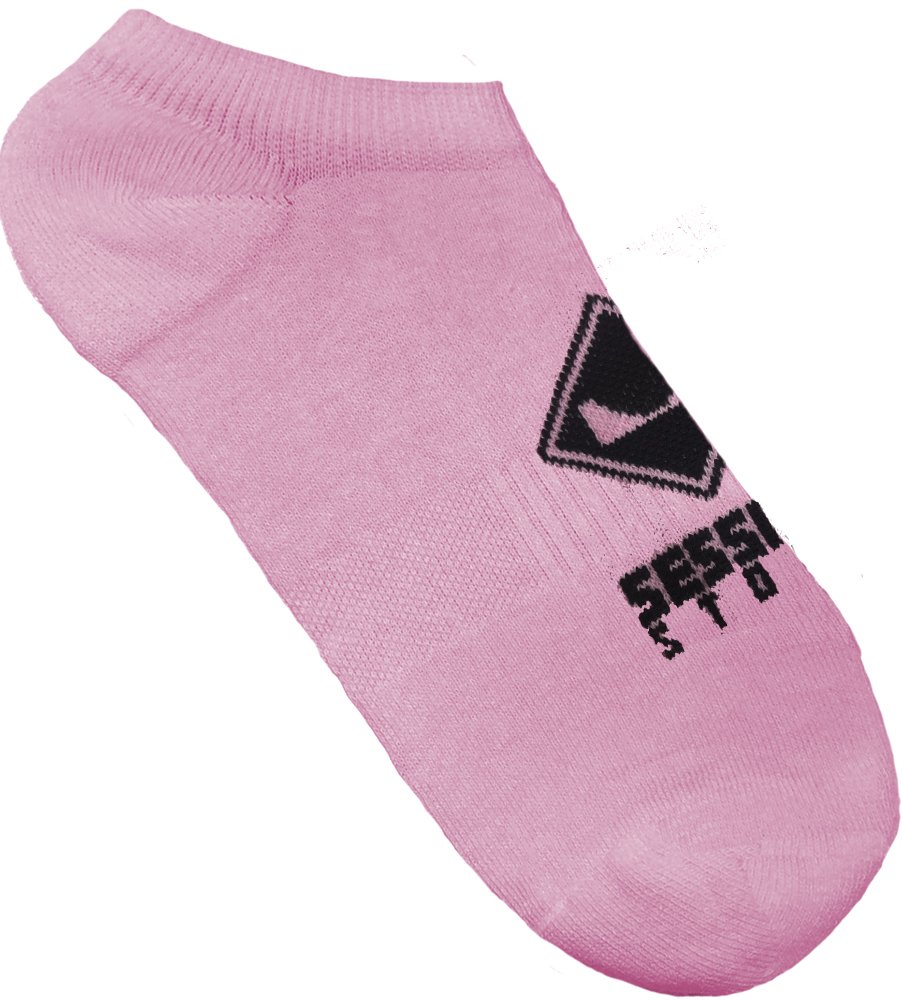 Meia Unissex Session Invisivel Logo Store - Rosa - Home | Session Store