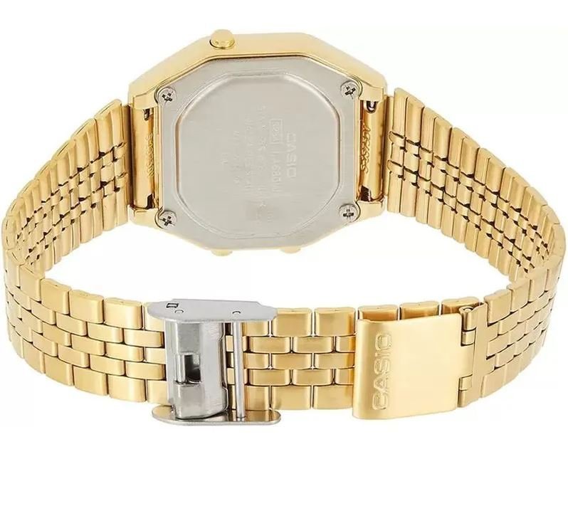 Relógio Casio Vintage Digital LA680WGA-1DF-SC - Dourado - Home | Session Store