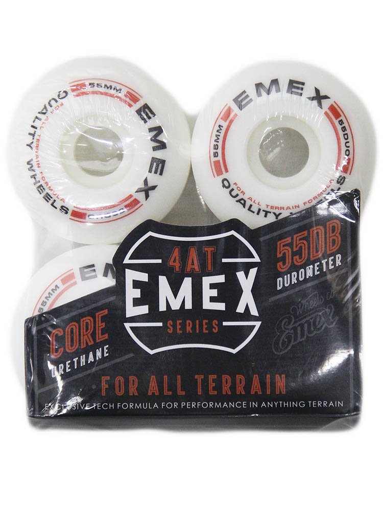 Roda Emex 4AT Series 55MM - Branco - Home | Session Store
