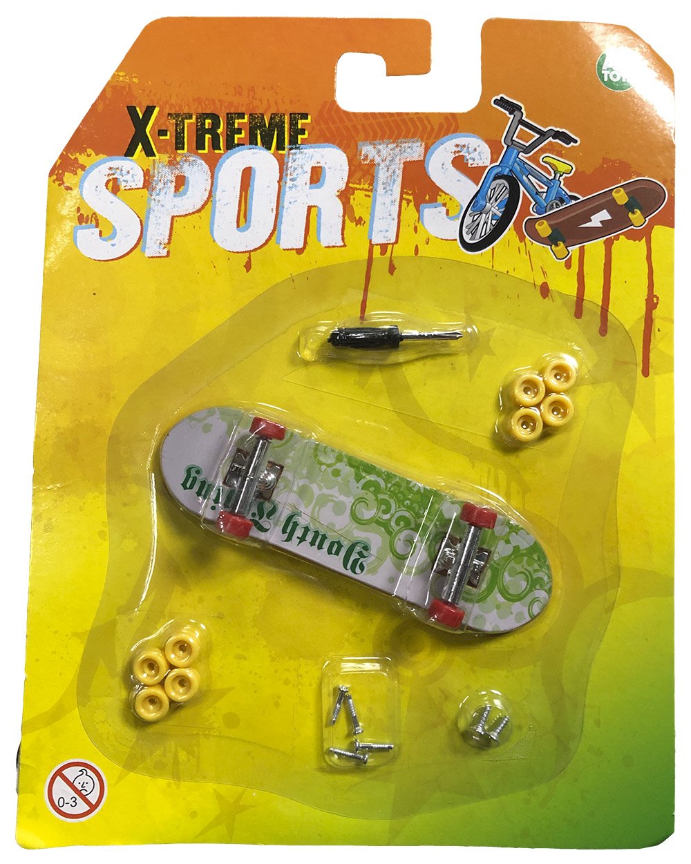 Skate de dedo Finger X-Treme Sport Douth Rodas Vermelhas - Verde ...